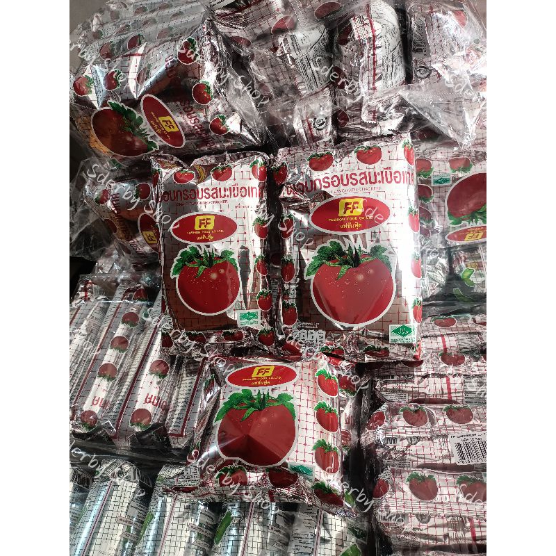 Tomato Crackers Snack Jisoo Thailand Halal 18gr 28gr 58gr | Shopee Malaysia