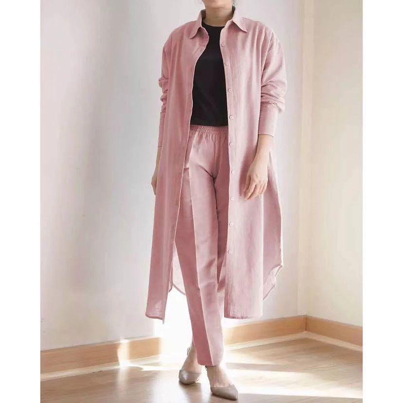 KEMEJA The Latest 2024 Brocade, Contemporary Adult Women, Polo Linen ...