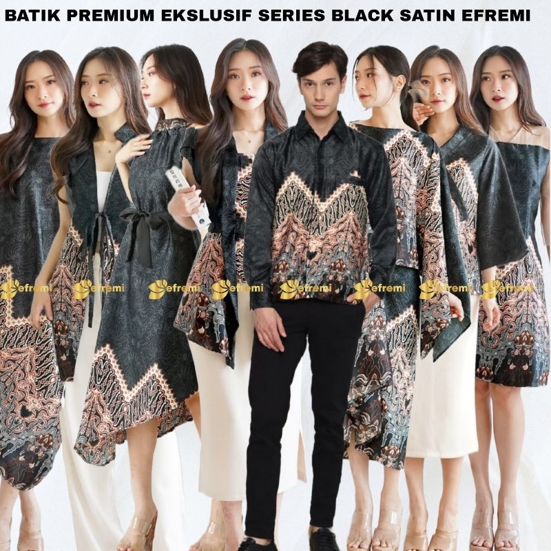 BATIK PARTY UNIFORM WEDDING SET PREMIUM SEMI SILK SATIN SET MODERN ...