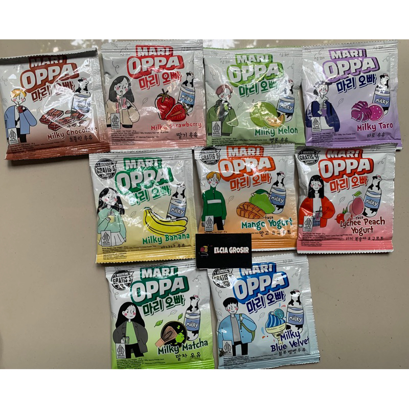 Marioppa 10pcs Free 5pcs/korean Milk Drink/ MARI OPPA | Shopee Malaysia