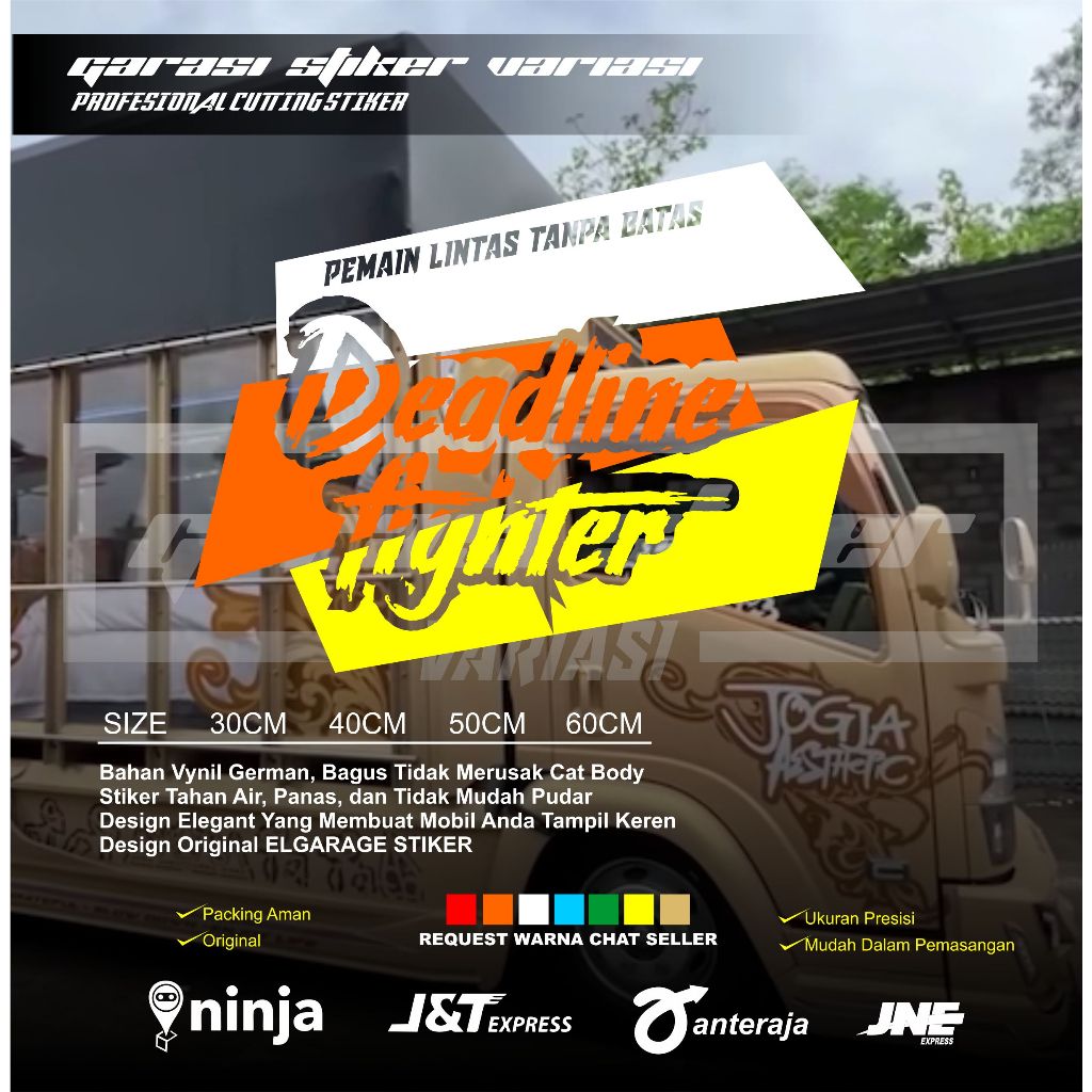 Unlimited cross player window stickers, various pickup truck car window stickers, deadline ...