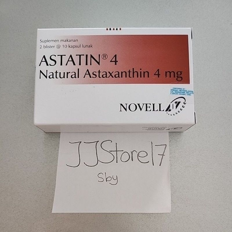 Astatin 4mg ori box Contains 20 novell astaxanthin | Shopee Malaysia