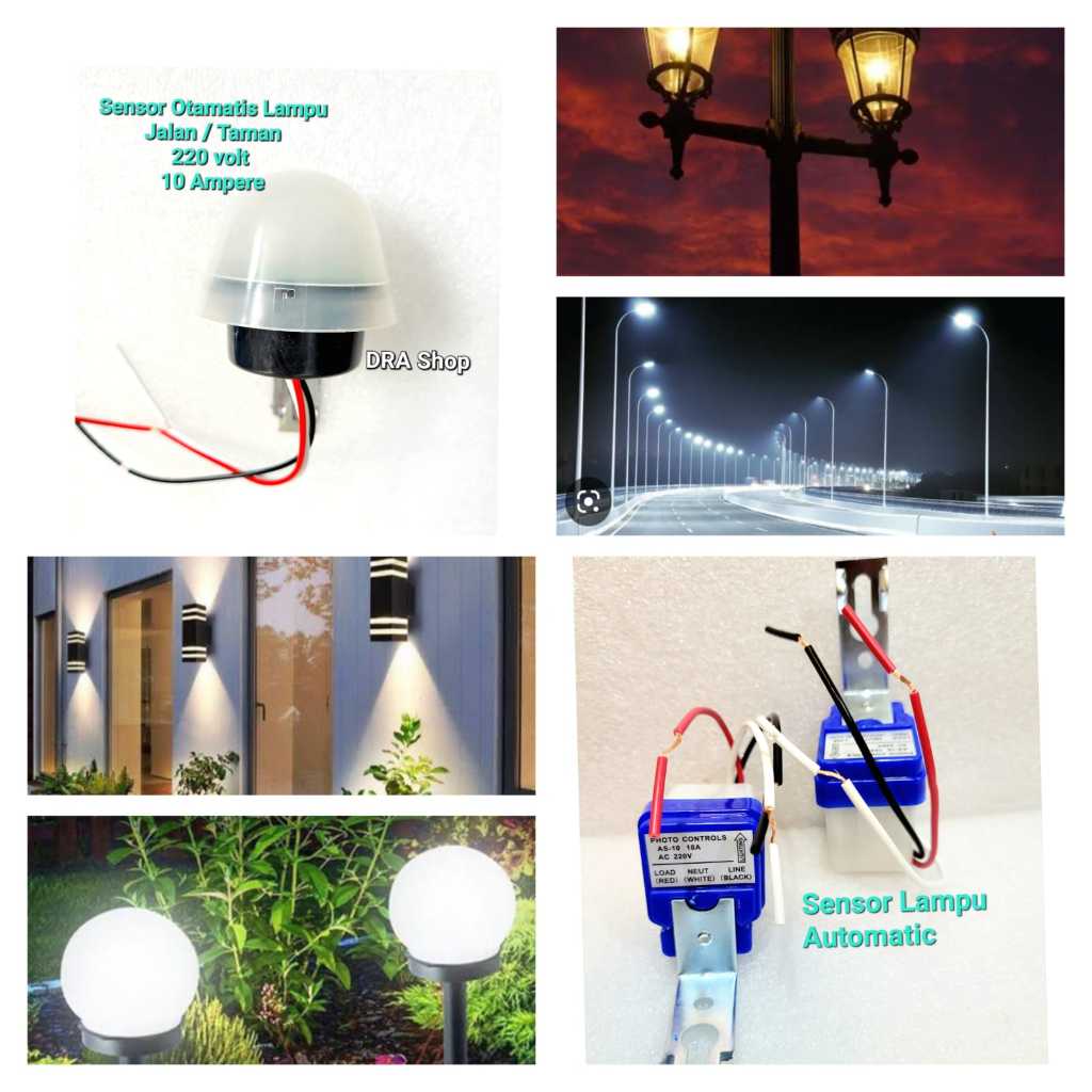 Automatic Street Light Sensor, Photocell street light Sensor switch ...
