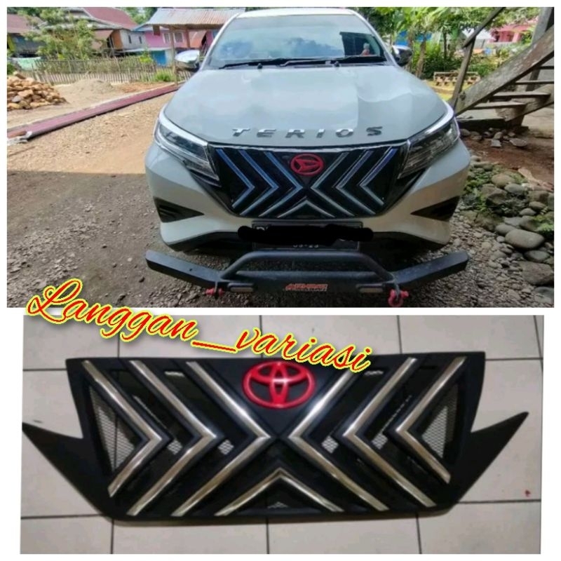 Grill All New rush Terios Rockford Model 2018 2019 2020 2021 | Shopee ...