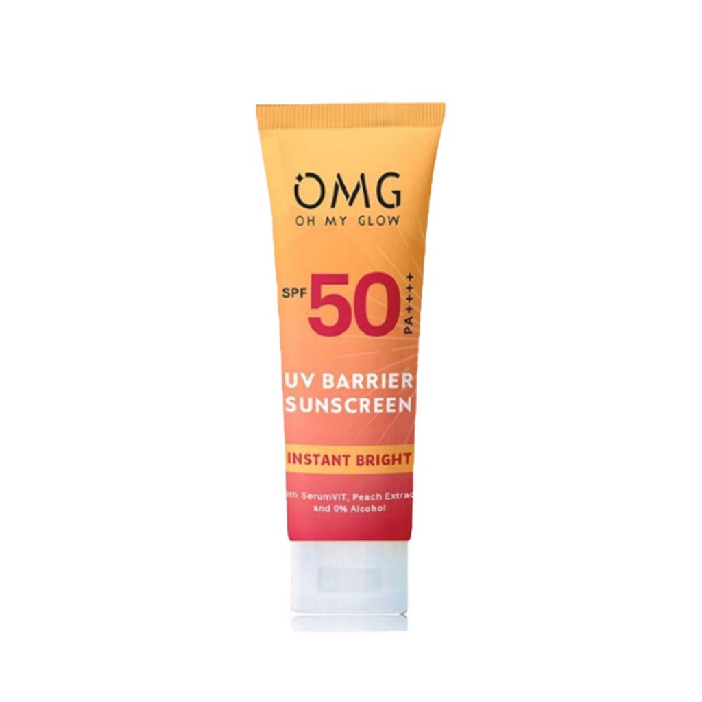 Omg OH MY GLOW UV Barrier Sunscreen SPF 50 PA++++ 25 ml - Sunscreen ...