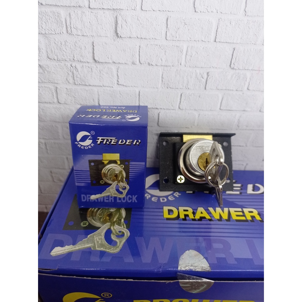 Freder 502 brand drawer/cupboard lock (1 dozen/dos) | Shopee Malaysia