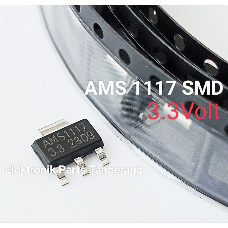 Ams1117 SMD 3.3V SOT-223 1A IC REGULATOR AMS 1117 SMD 3,3V VOLTAGE REGULATOR 3,3VOLT IC ...