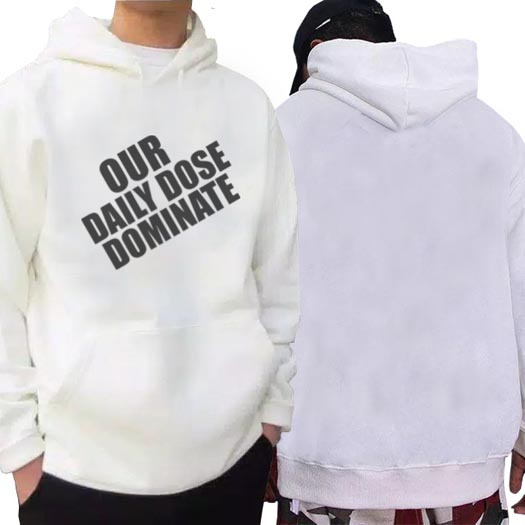 Our Daily Dose Dominate Hoodie Jumper Cotton Fleece Material | Shopee ...
