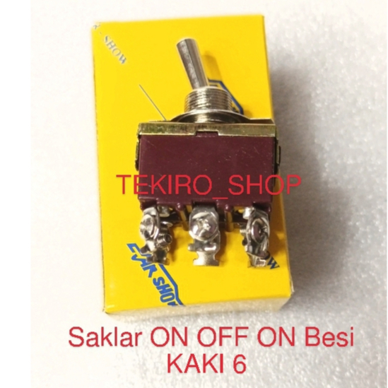 Toggle Switch 6 Feet 15A ON-OFF-ON 250VAC | Shopee Malaysia