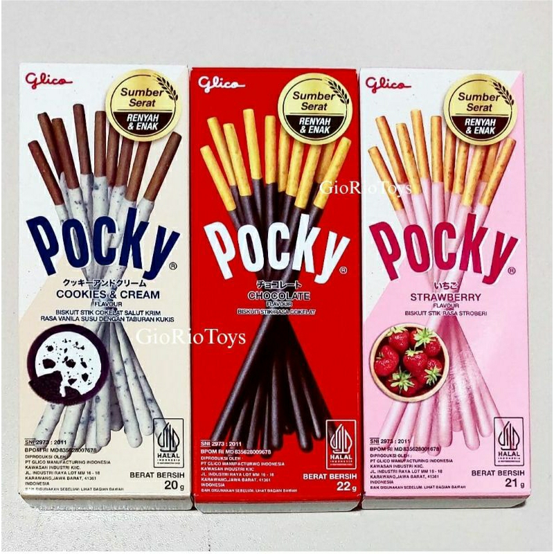 Glico Pocky Mini Chocolate Stick Biscuit 22 grams / Chocolate ...