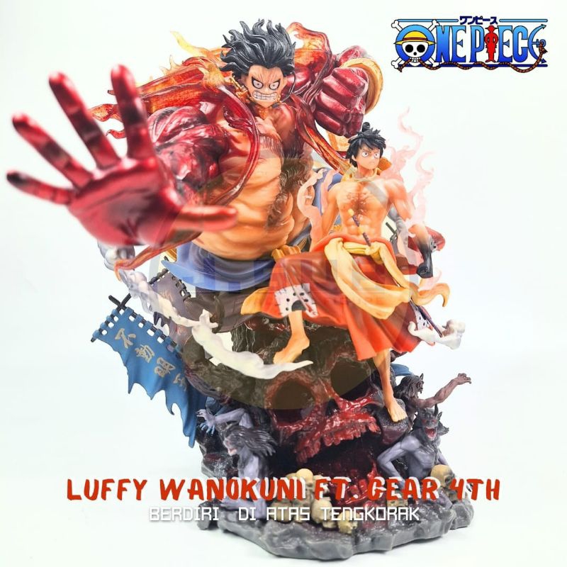 Action Figure Monkey D Luffy Ft. Gear 4th One Piece Ventus Design ...
