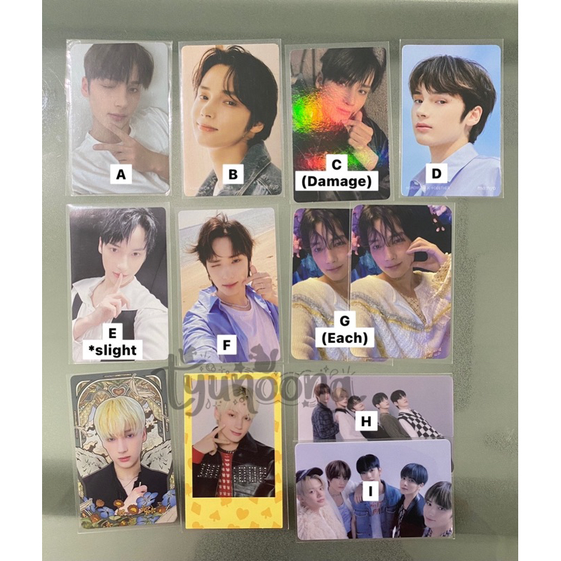 Txt OFFICIAL PHOTOCARD HUENING KAI HYUKA HUENINGKAI DVD ALS Sky blue ...