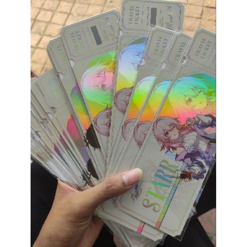 Honkai Star Rail Hologram Ticket Bookmark | Shopee Malaysia