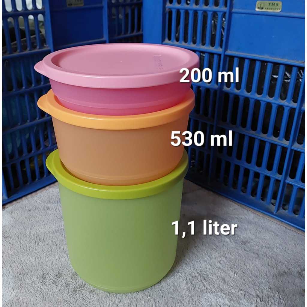 Tropical Round Set Tupperware (3Pcs) | Shopee Malaysia