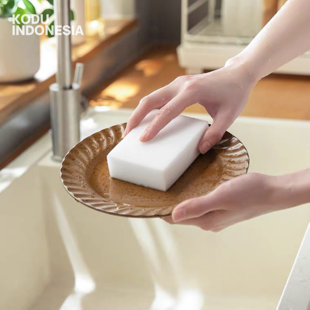 PERALATAN PUTIH Kodu Magic White Sponge - Japanese Nano Magic Sponge ...