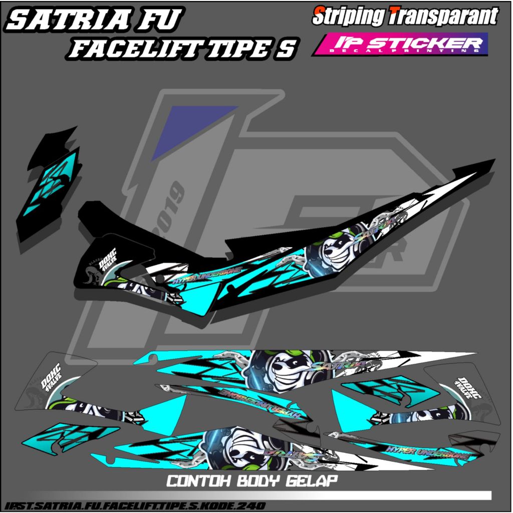 Suzuki SATRIA FU FACELIFT Motorcycle STRIPING Type S Variation Of ...