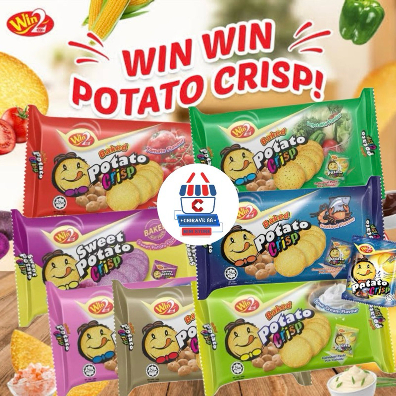 Win2 Winwin Potato Crisp Sweet Potato - Tomato - Vegetable - Bbq - Sour ...