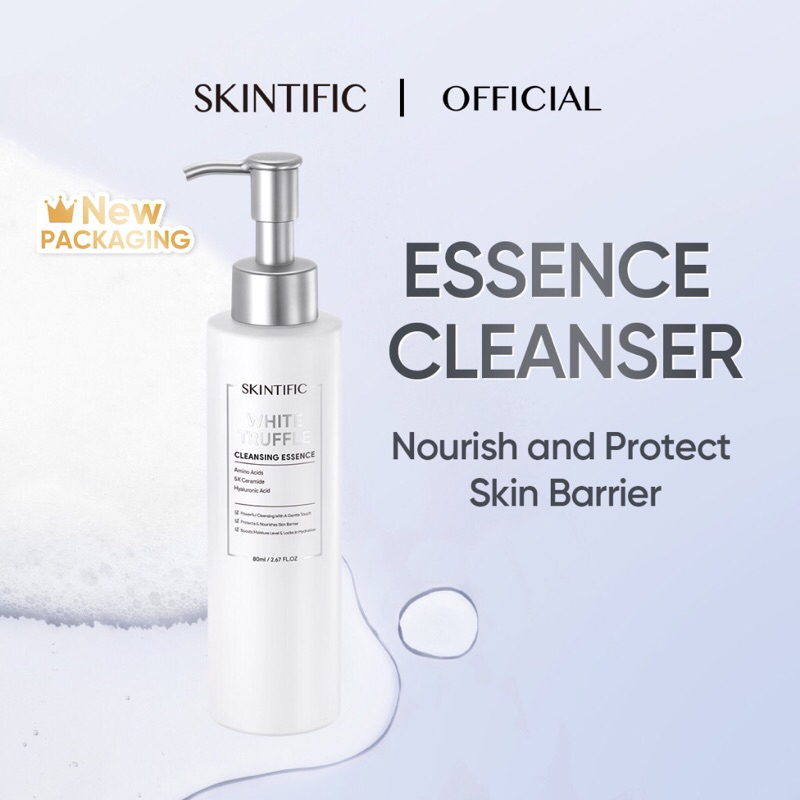 Skintific New Packaging WHITE TRUFFLE CLEANSING ESSENCE | Shopee Malaysia