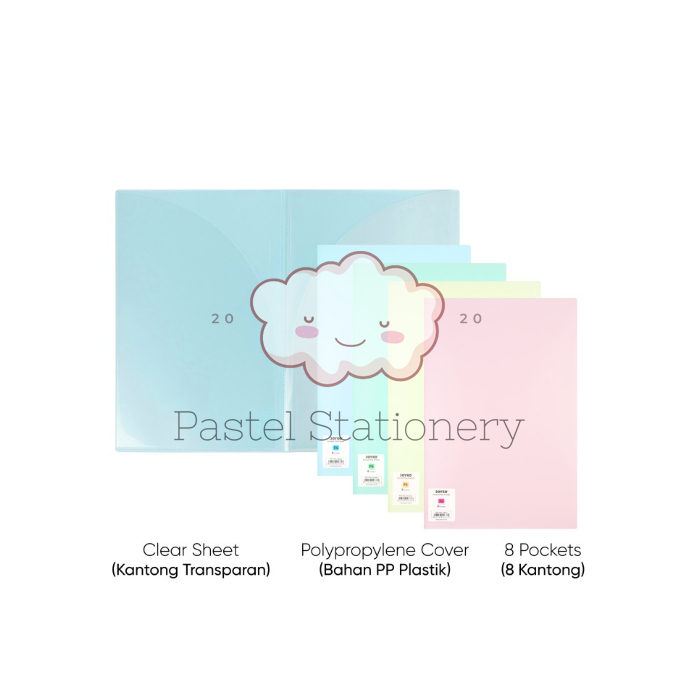 Joyko PFF-9F4 Pastel Color Pocket File Folder - Pocket File Folder ...