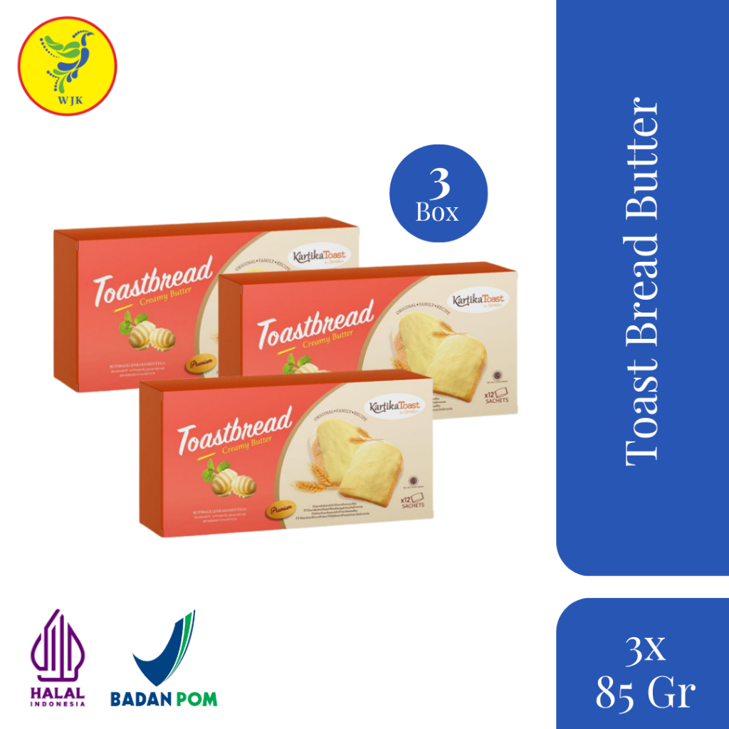 Kartika Sari Toast Bread Butter 85 Grams (3 Box) | Shopee Malaysia