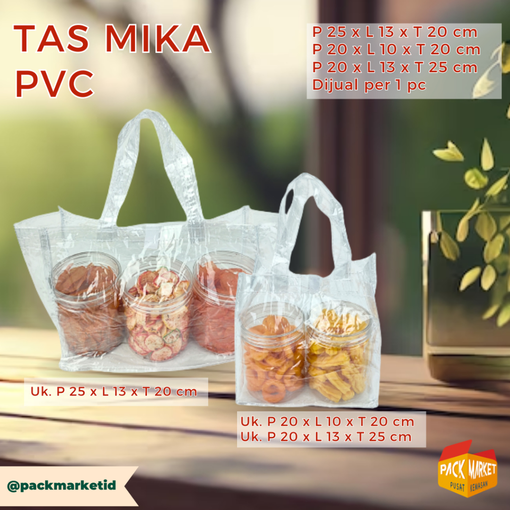 Pvc Mica Bag 3 sizes | Shopee Malaysia