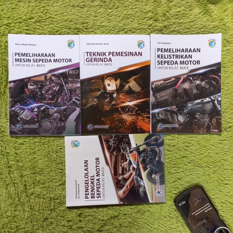 MESIN Original Motorcycle Engine Maintenance Book Engineering Engineering Grinding Electrical ...