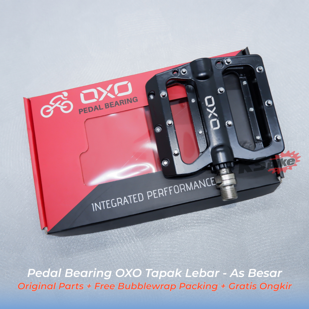 Oxo PD 93 Pedal Bearing Large Axle MTB Bike Large Tread Alloy Pedal ...