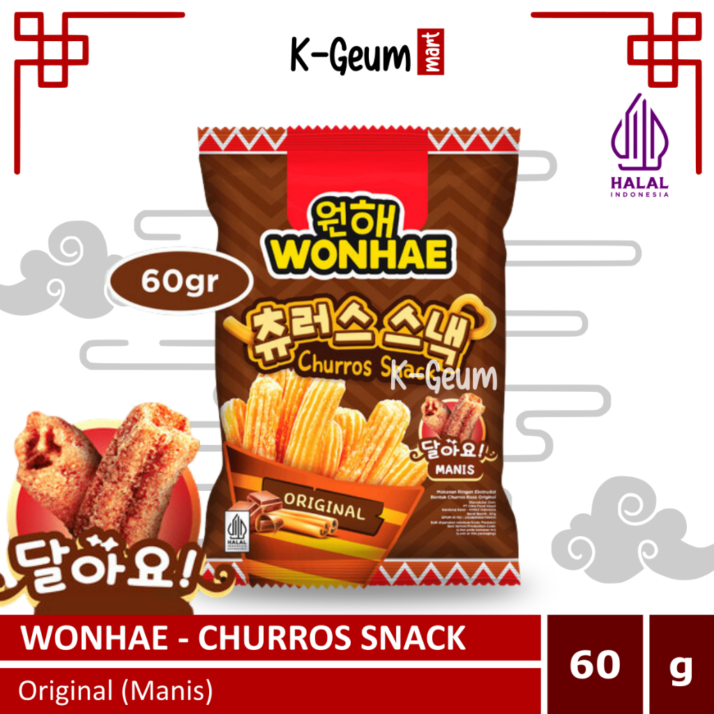 Mujigae Wonhae Churros Snack Original Halal 60gr | Shopee Malaysia