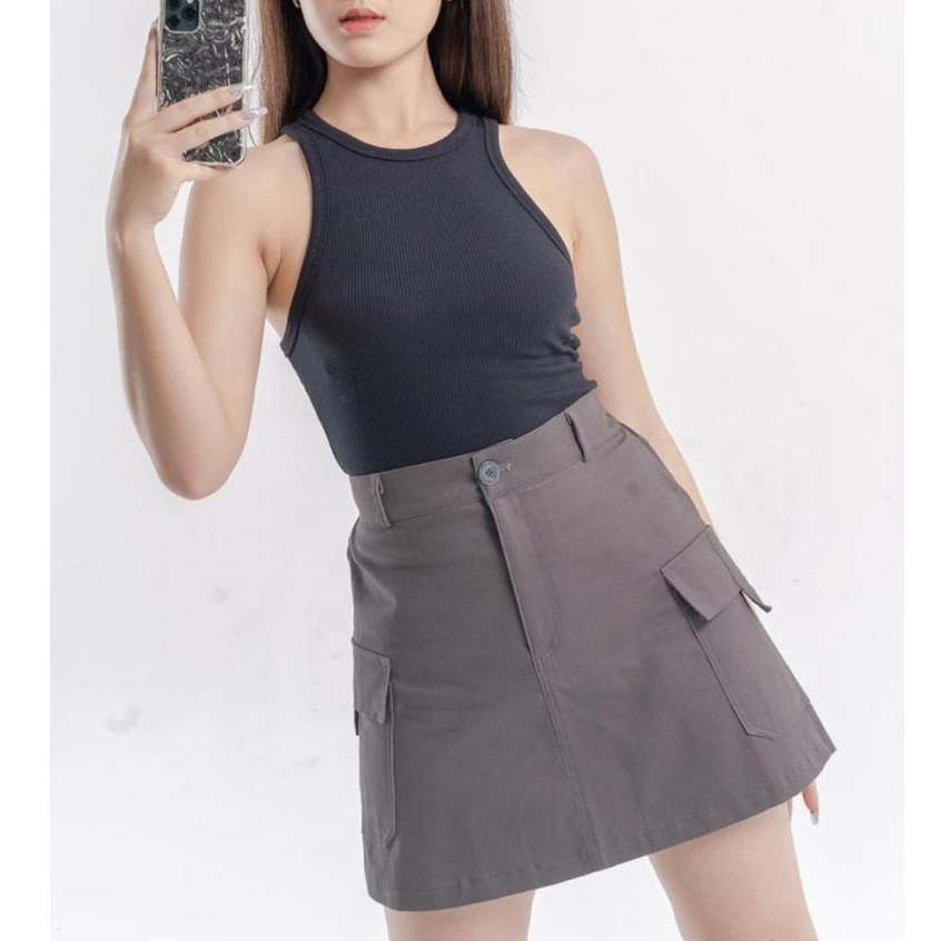 Women's Cargo Skirt | Women's Cargo Short Skirt | Mini Cargo Skirt ...