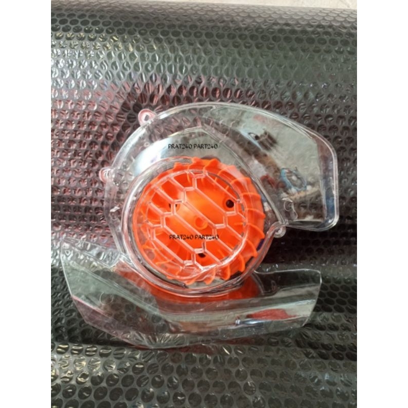 Transparent fan Cover plus color fan for Mio m3 125 Soul GT Fazzio ...