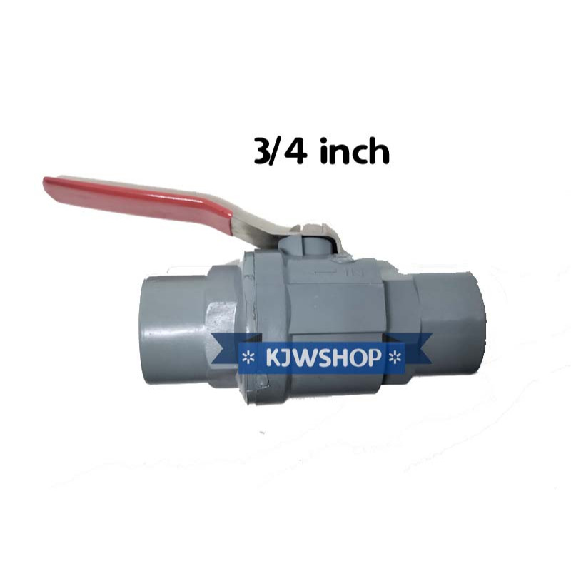 Ball Valve 3/4" PVC Ballvalves 3/4 inch Plain Stop Plastic Faucet ...