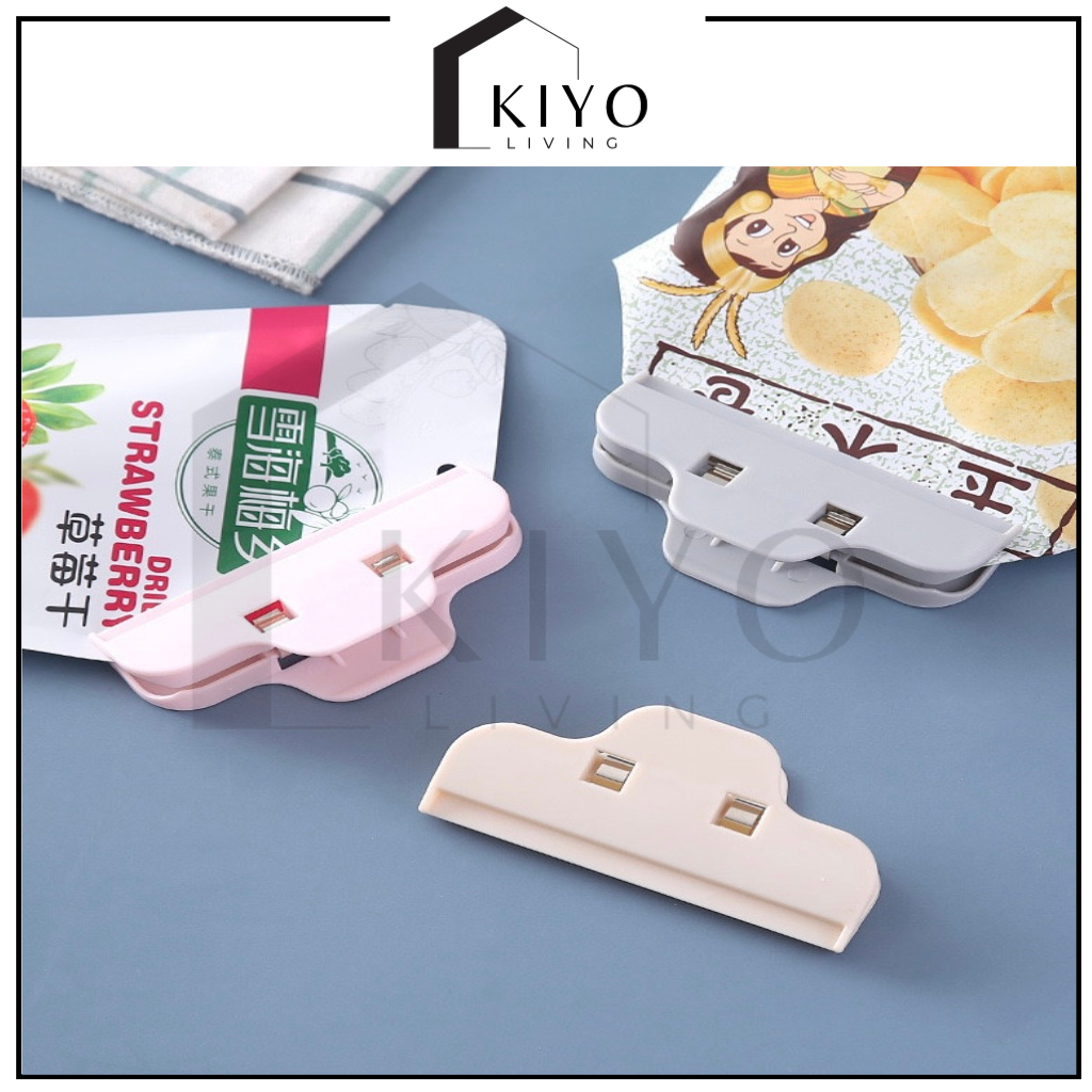 Kiyo Plastic Food Bag Clamp Packaging Clamp Snack Sealer Food Clip ...