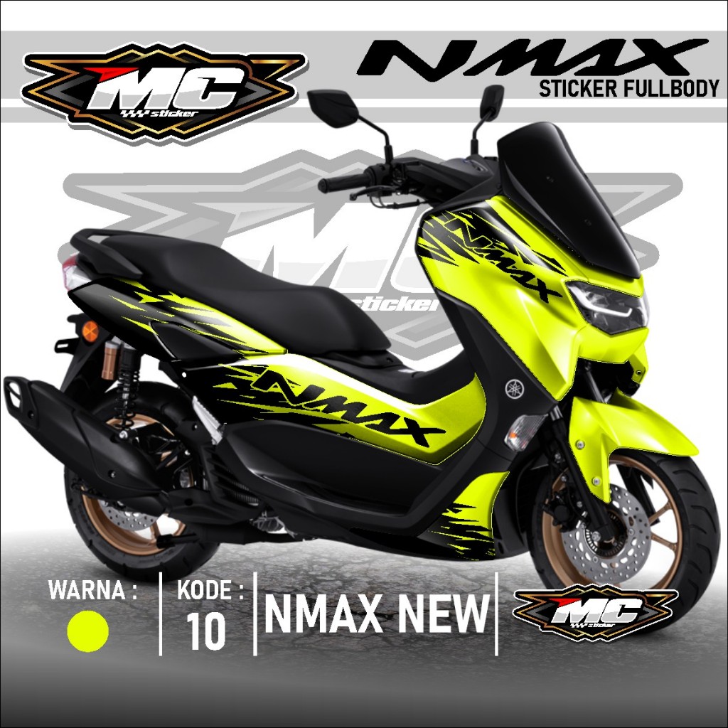 Mc Sticker Cutting - Sticker Nmax New Full Body 2020 2021 2022 2023 Sticker Decal Nmax New ...