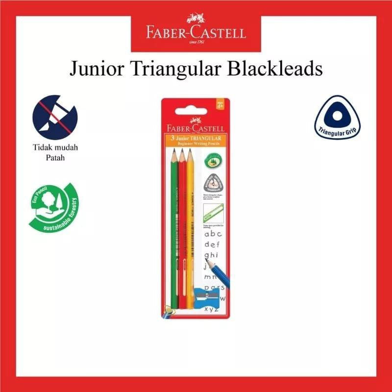 Faber Castell Pre-School Grip Pencils Set of 3 / Pre School Junior ...