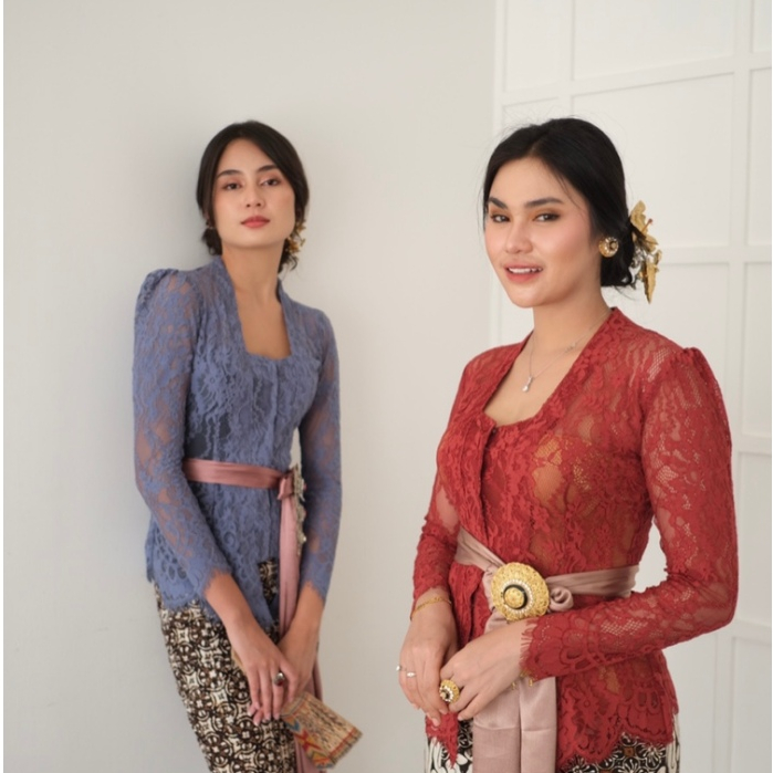 Lace cord Cammile kebaya bali modern kebaya Clothing Brocade kebaya ...