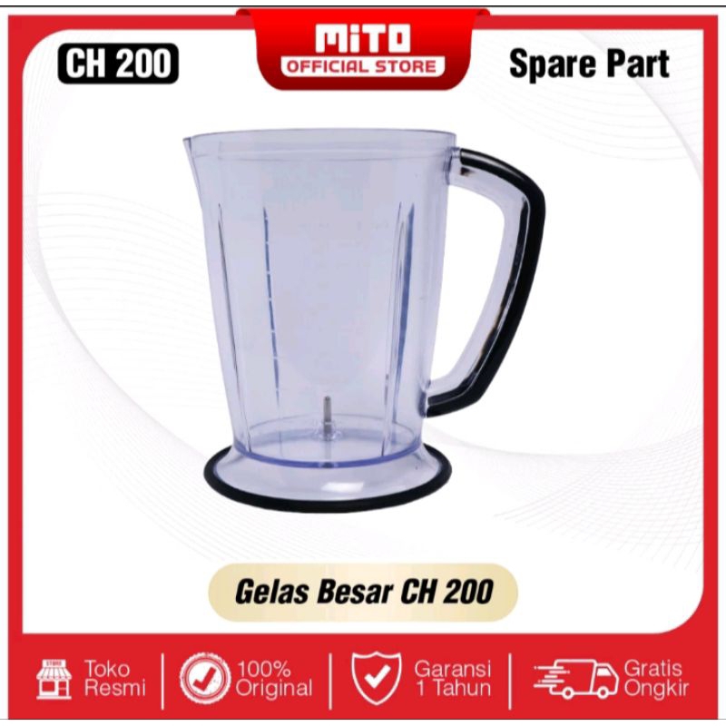 Large Mug Glass 2 liters / 1.5 liters Mitochiba Ch 200 / Ch 100 ...
