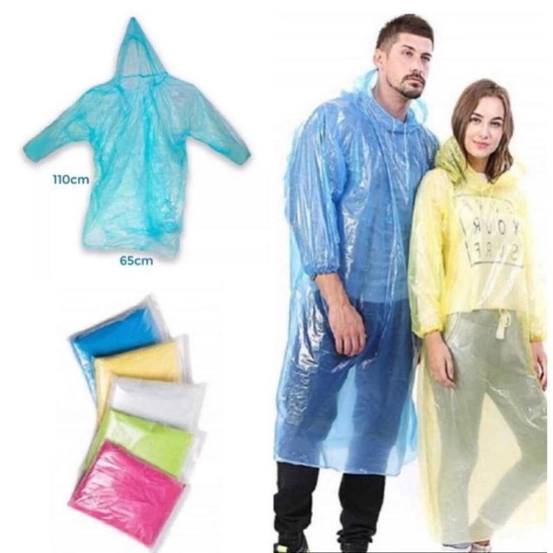 Buy 5 FREE 1 DISPOSABLE Plastic RAINCOAT/PONCHO RAINCOAT DISPOSABLE ...