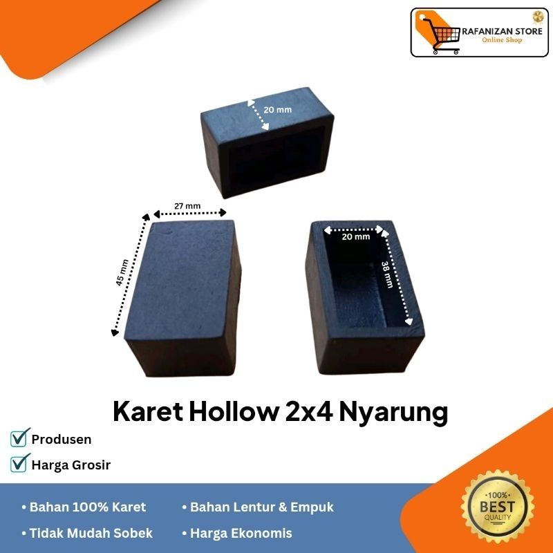 2x4 Hollow Rubber (Cover Model) | Shopee Malaysia