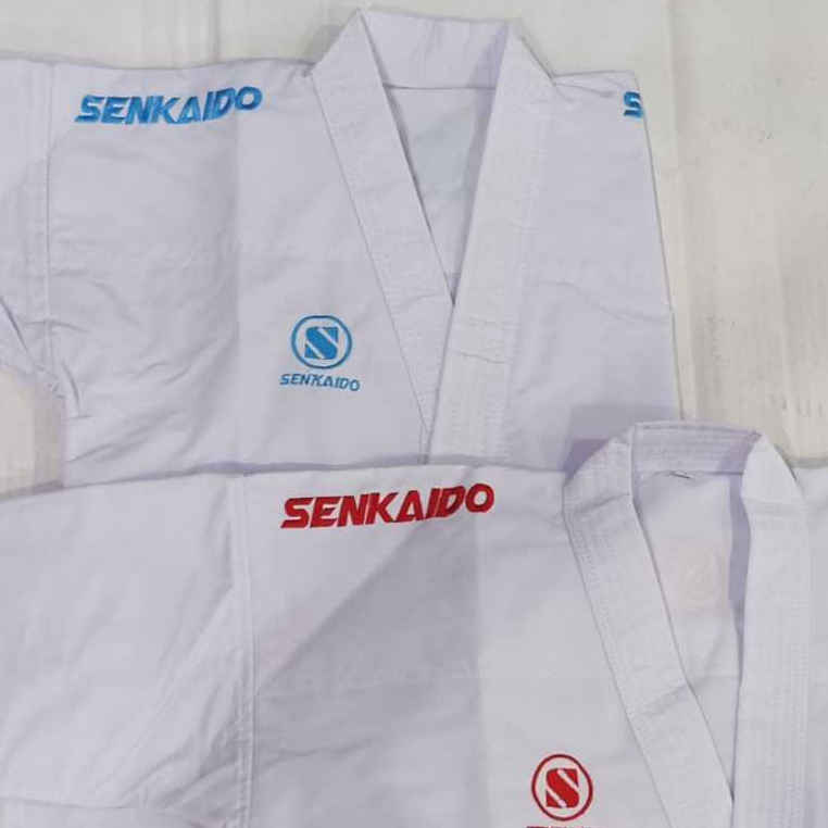 MERAH Dogi/senkaido Master-Gi karate Clothes Original Words. Red/blue ...