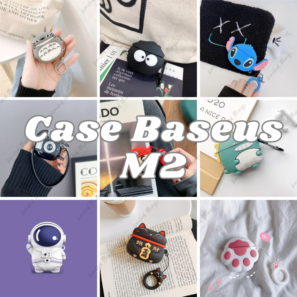 Premium Case Baseus Bowie M2 Case Character Bluetooth Wireless | Shopee ...