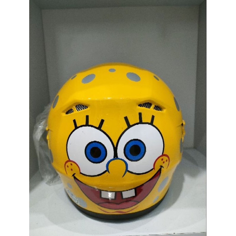 Spongebob Glass Character Helmet smoke/Rainbow 3-7 Years Old | Shopee ...