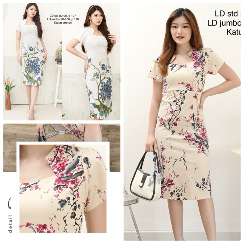 Modern batik Dress code 056 F | Shopee Malaysia