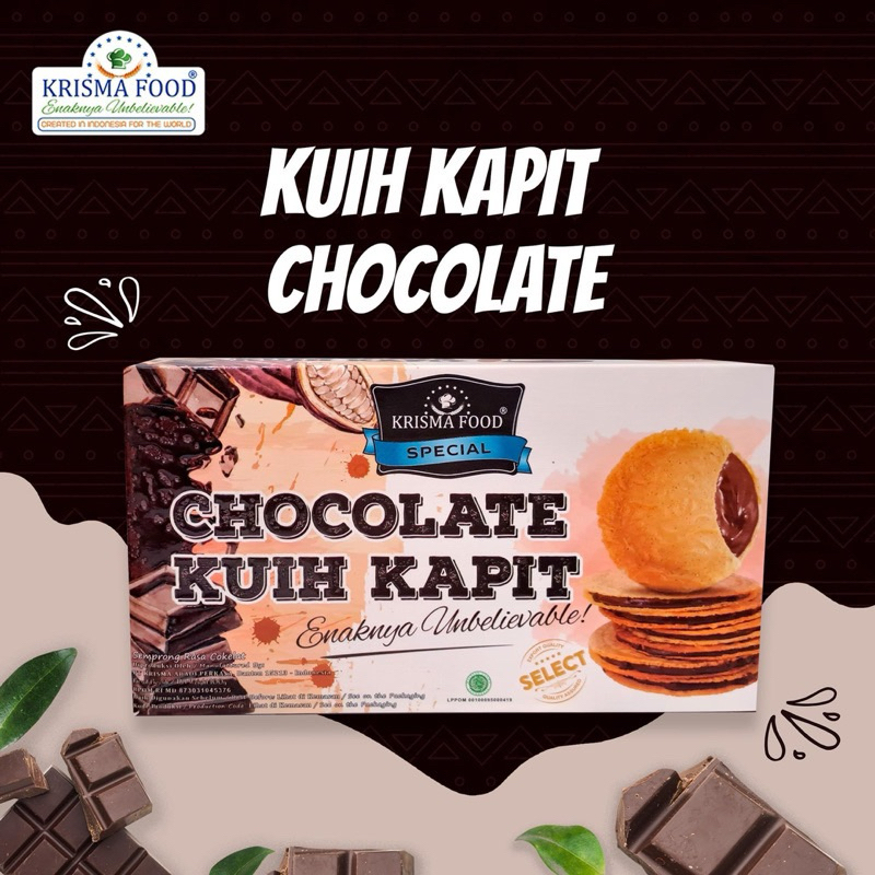 Krisma Food kuih kapit 100g Cheese kuih kapit Chocolate kuih kapit ...