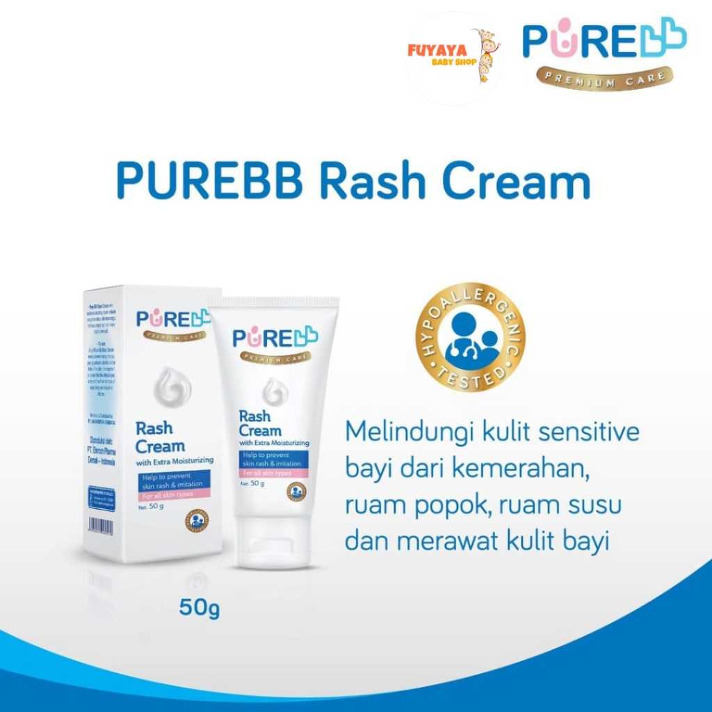 Pure Baby Rash Cream 50gr / Baby Rash Cream / Baby Diaper Rash Cream ...