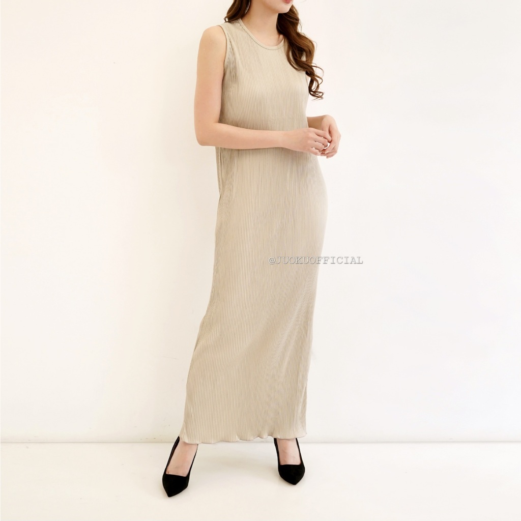 Inner Dress Span Wavy Lidi/Wavy Dress/Span Dress/Plain Dress/Inner ...