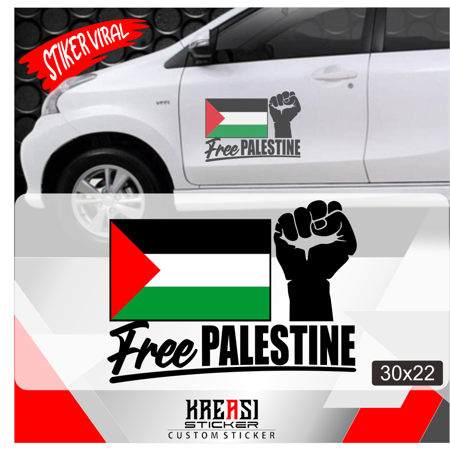 Free Palestine STICKER Car Glass STICKER Palestine Flag STICKER FREE ...
