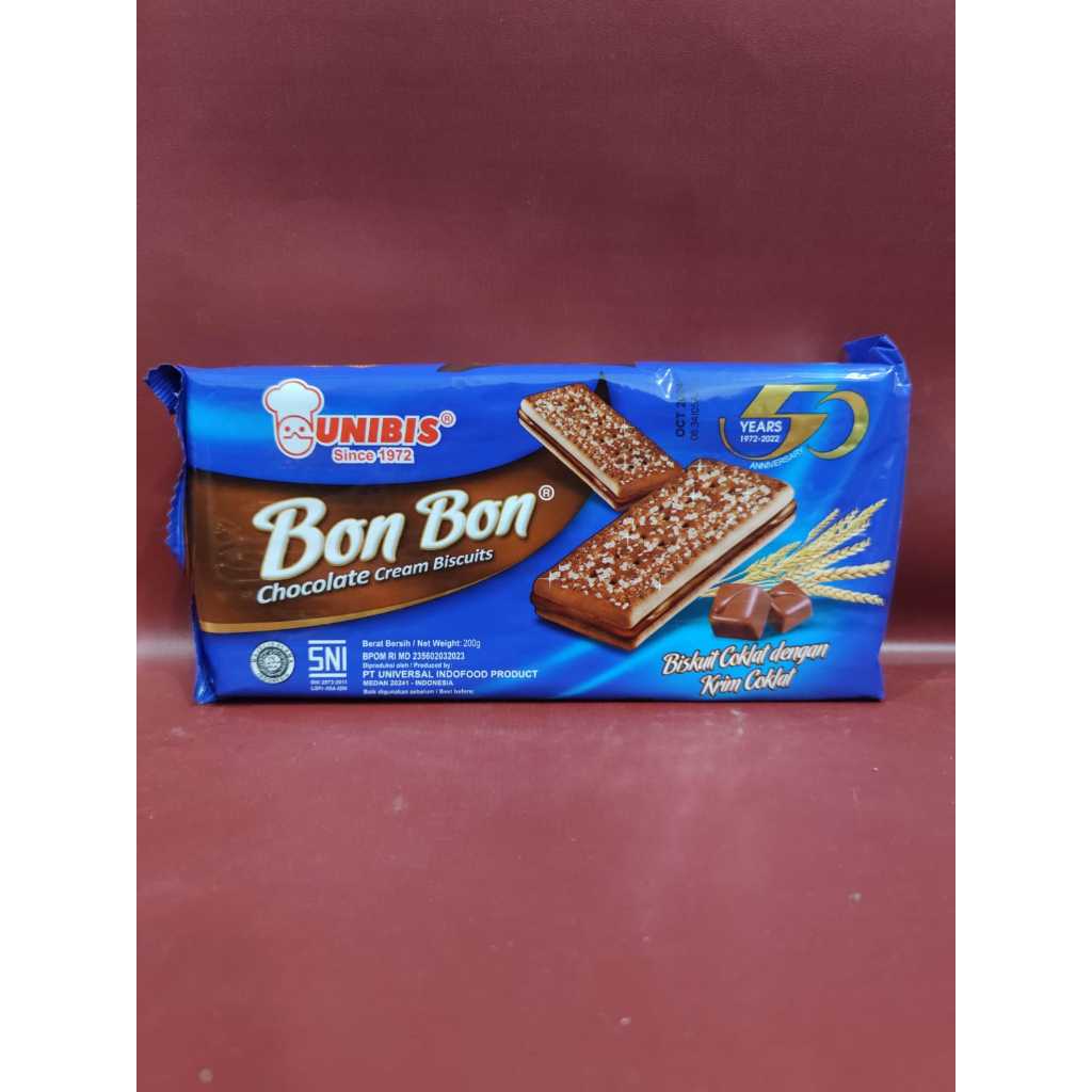 Unibis Bon Chocolate Cream Biscuits 200gr | Shopee Malaysia