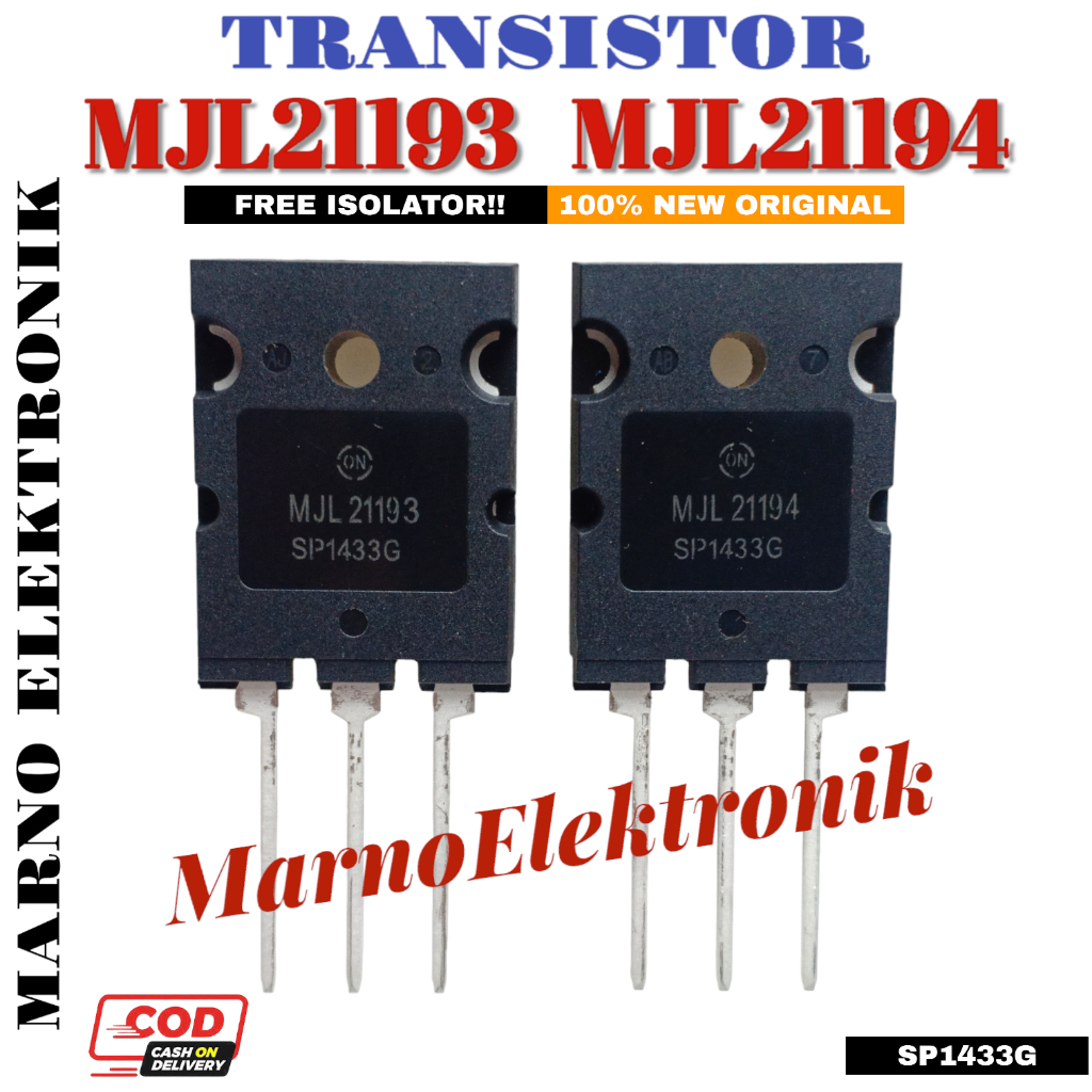 Tr TRANSISTOR MJL21193 MJL21194 MJL 21193 21194 ORIGINAL ORIGINAL ORI ...