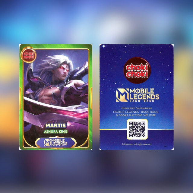 Mobile Legends Choki Choki Martis Ashura King Card | Shopee Malaysia
