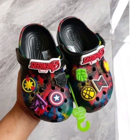 Sandals For Kids Crocs Classic Marvel avengers clog/new Crocs Anak ...
